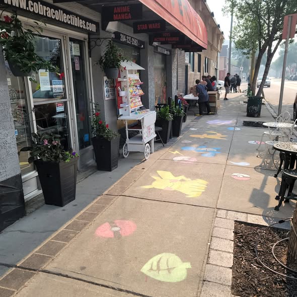 This Weeks Sidewalk Chalk Art: Pokemon - Cobra Collectibles